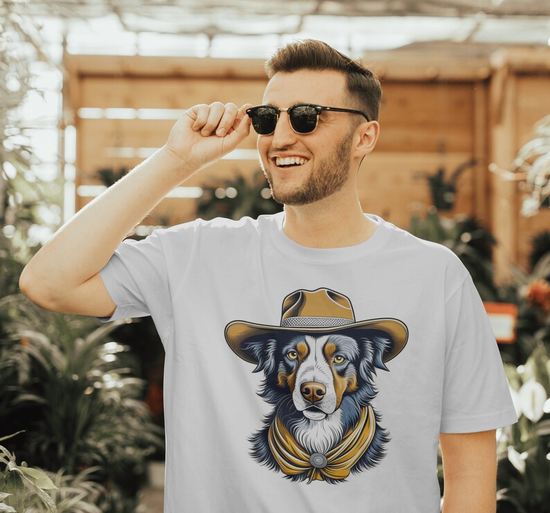 Dog Wearing Cowboy Hat 300 Dpi PNG Design, Funny Cowboy Dog Sublimation ...