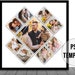 Buy Photo Collage Template in Diamond Shape, Photography Portfolio in ...
