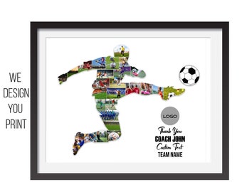 Personalized Soccer Football Team Cleats Photo Collage Gift - Etsy