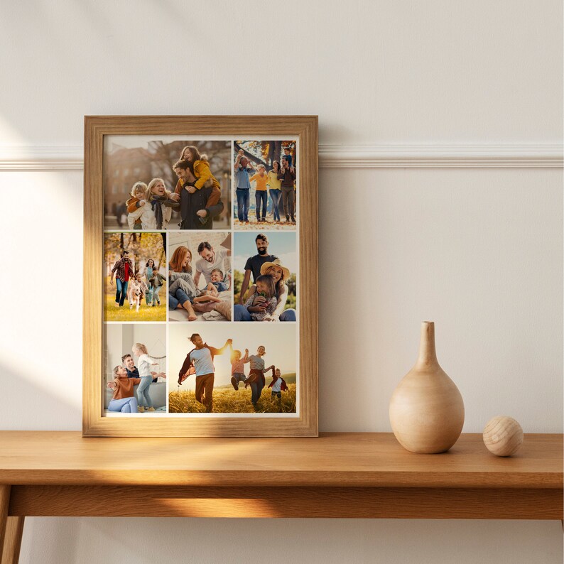 5x7 Digital Photo Collage Templates / PSD Templates / - Etsy