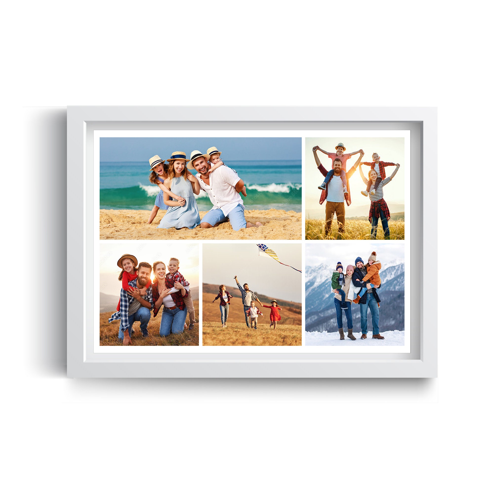 Photo Collage Templates Kit in 4x6 8 Photoshop - Etsy