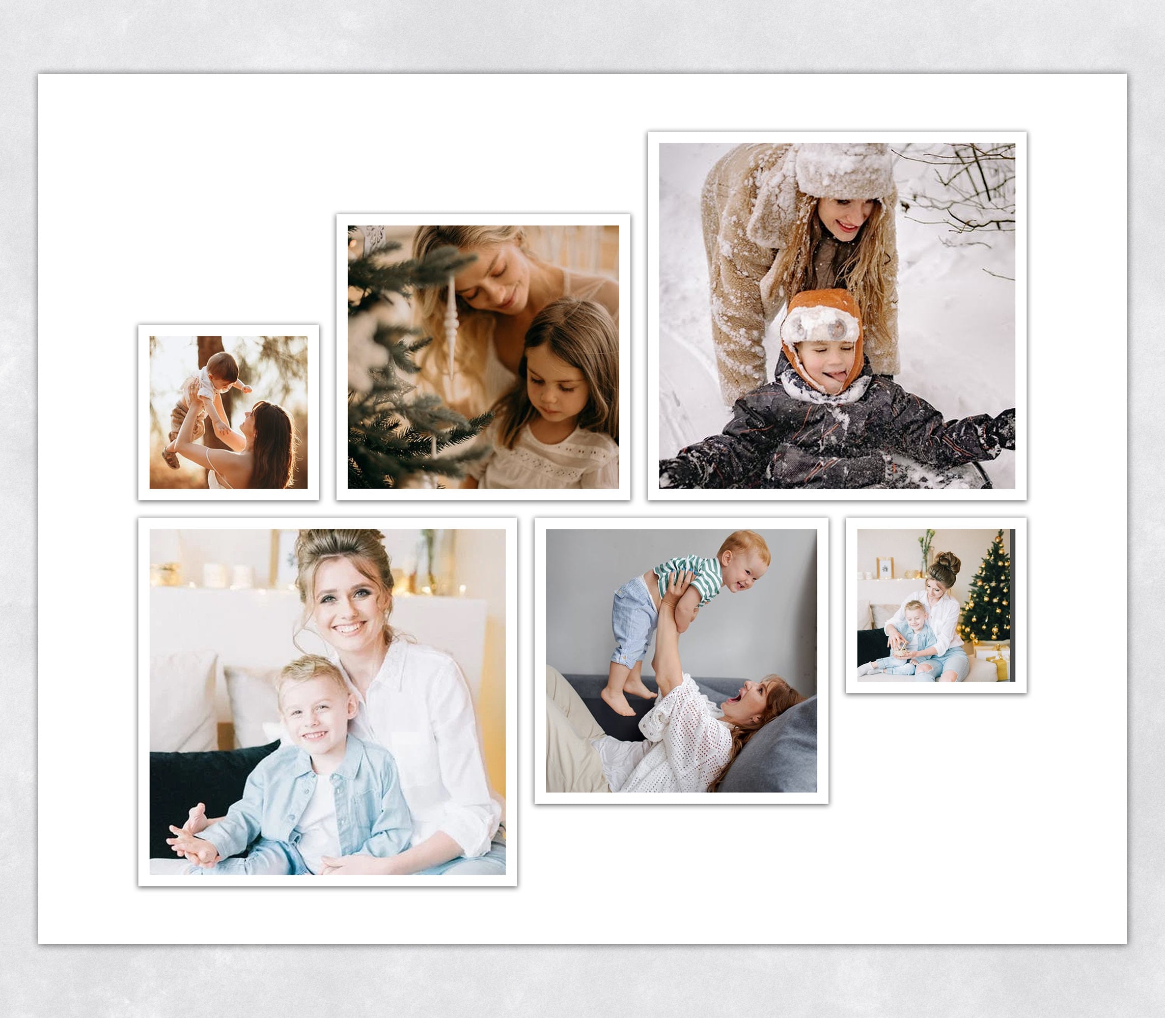 Photo Collage Template 16 X 20 12x15 - Etsy India