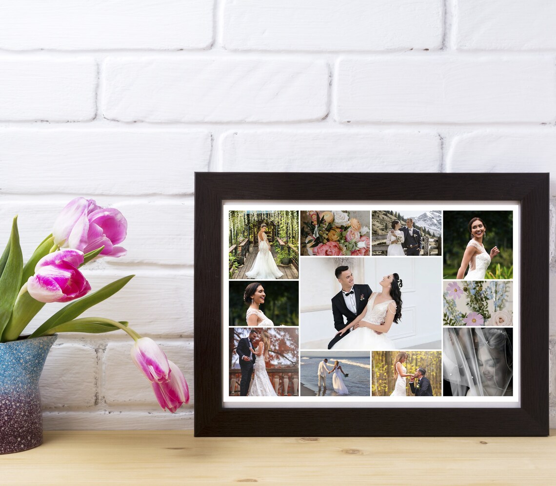 Landscape Photo Collage Template: 24x36, 12x18, 6x9 (PSD Digital ...