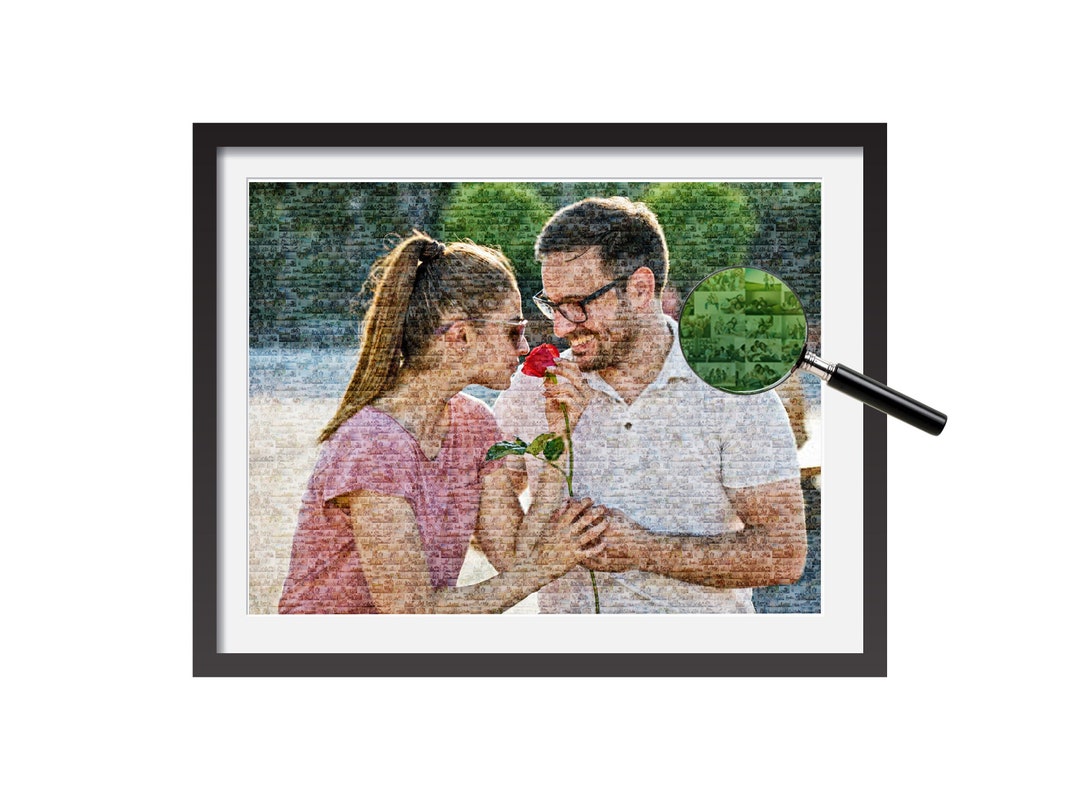 Custom Photo Mosaic Collage, Mosaic Poster From Your Photos ...