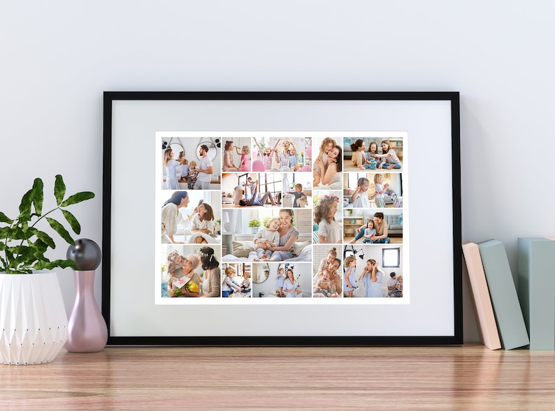Photo Collage Template 24x36 Photoshop Collage Template - Etsy