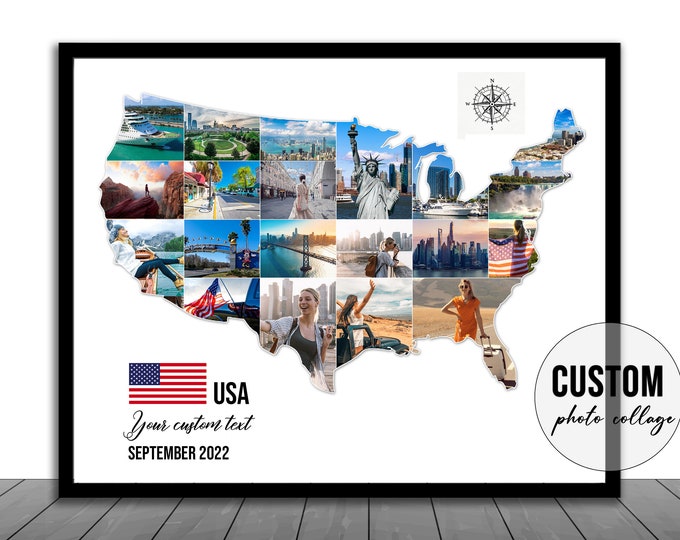 USA Photo Collage - Etsy UK
