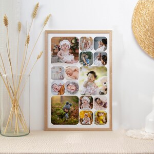 Buy Photo Collage Template 24x36 With Rounded and Square Corners ...
