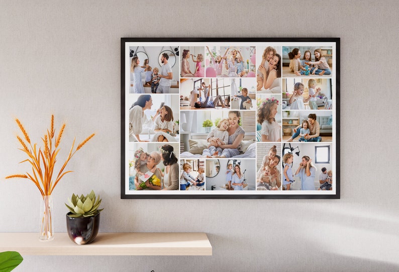 Photo Collage Template 24x36 Photoshop Collage Template - Etsy