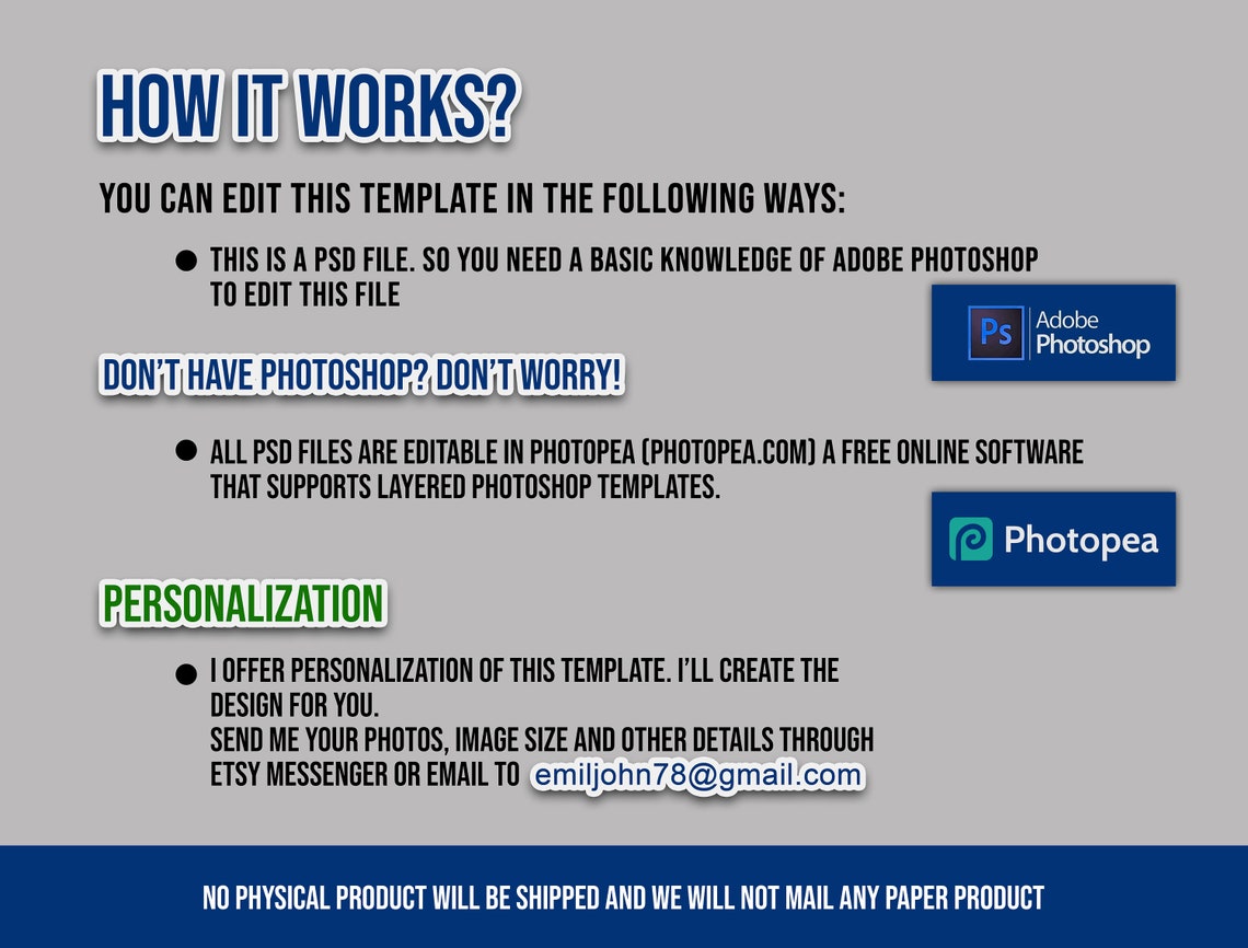 Poster Size Photo Collage Template 24x36 Editable Anniversary - Etsy