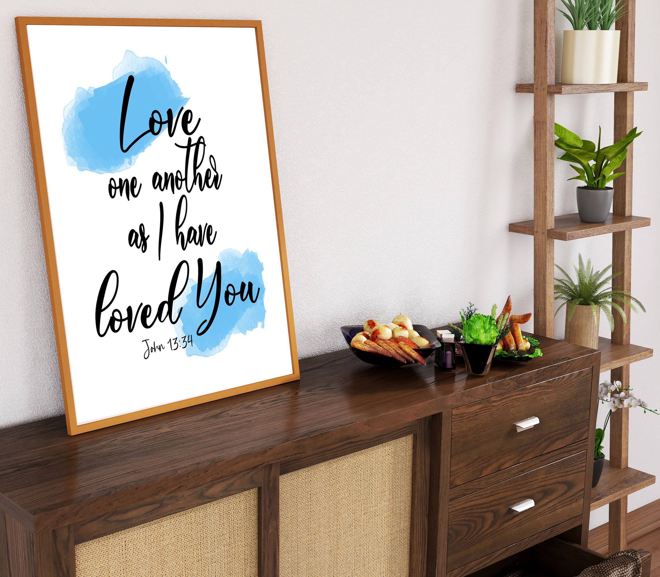 Digital Printable Arts | Bible Verse Christian Quote Décor | Home ...