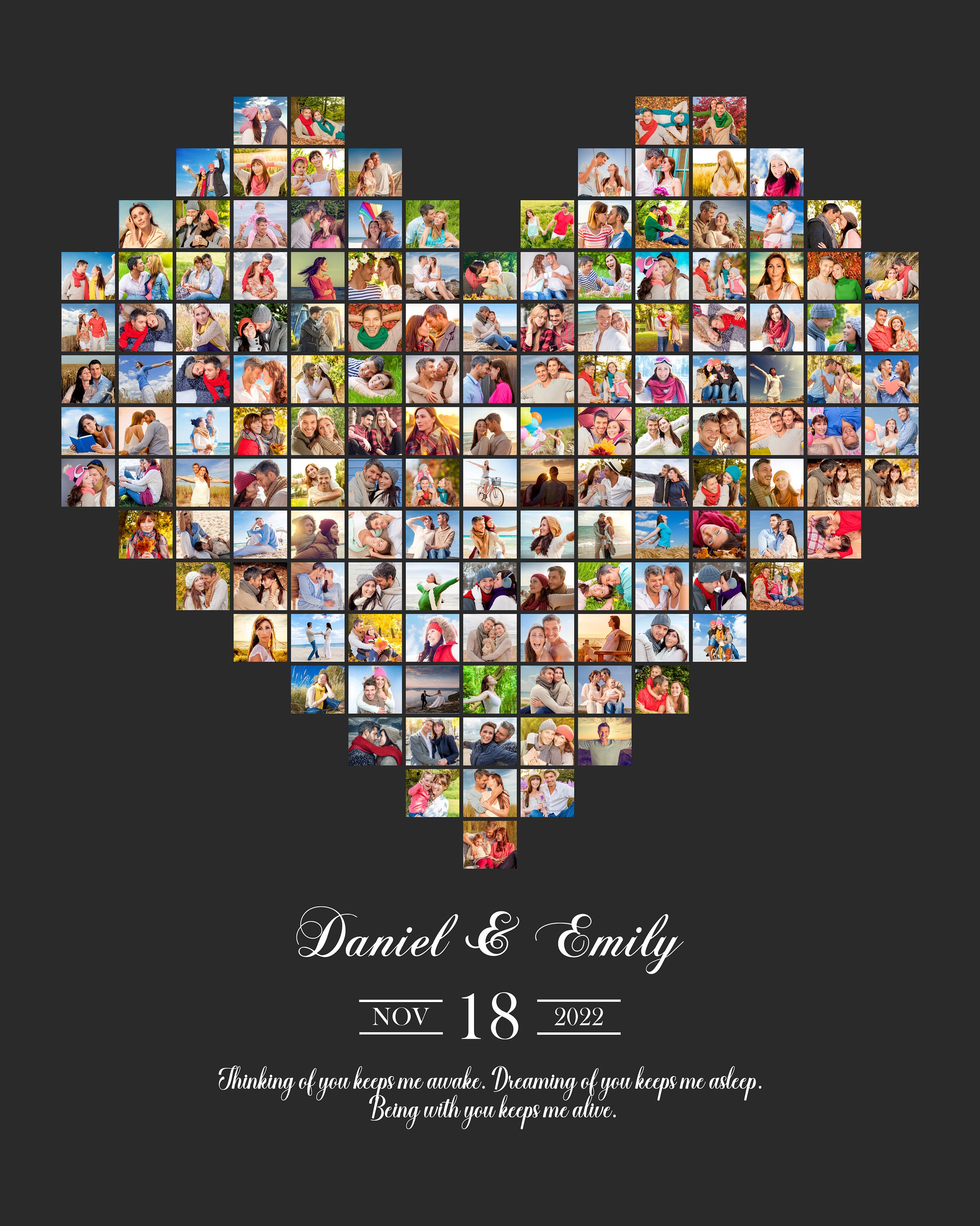 Heart Collage Backgrounds