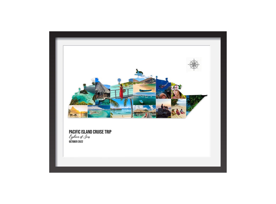 Personalized Cruise Trip Collage, Cruise Trip Photo Collage, Customize ...