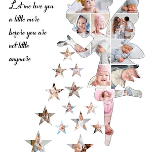 Buy Baby Photo Collage Template in PSD, Photo Collage Gift, Nursery ...