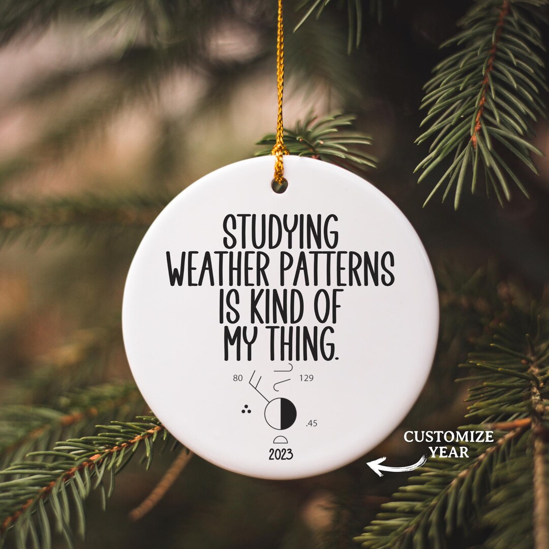Meteorologist Ornament, Weather Ornament, Meteorology, Meteorology ...