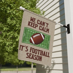 Football Season Flag, Football Yard Decor, Football Themed Flag, Fall ...