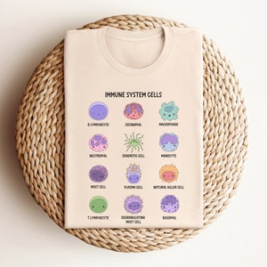 Immune System Cells Shirt, Immunologist Shirt, Immunology, Microbiology ...