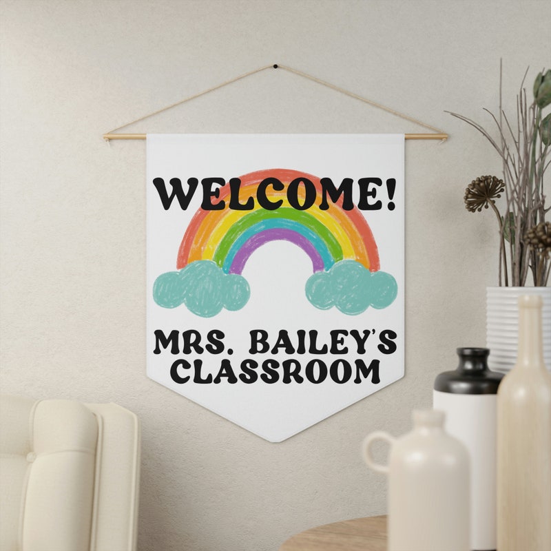 Teacher Name Banner - Etsy