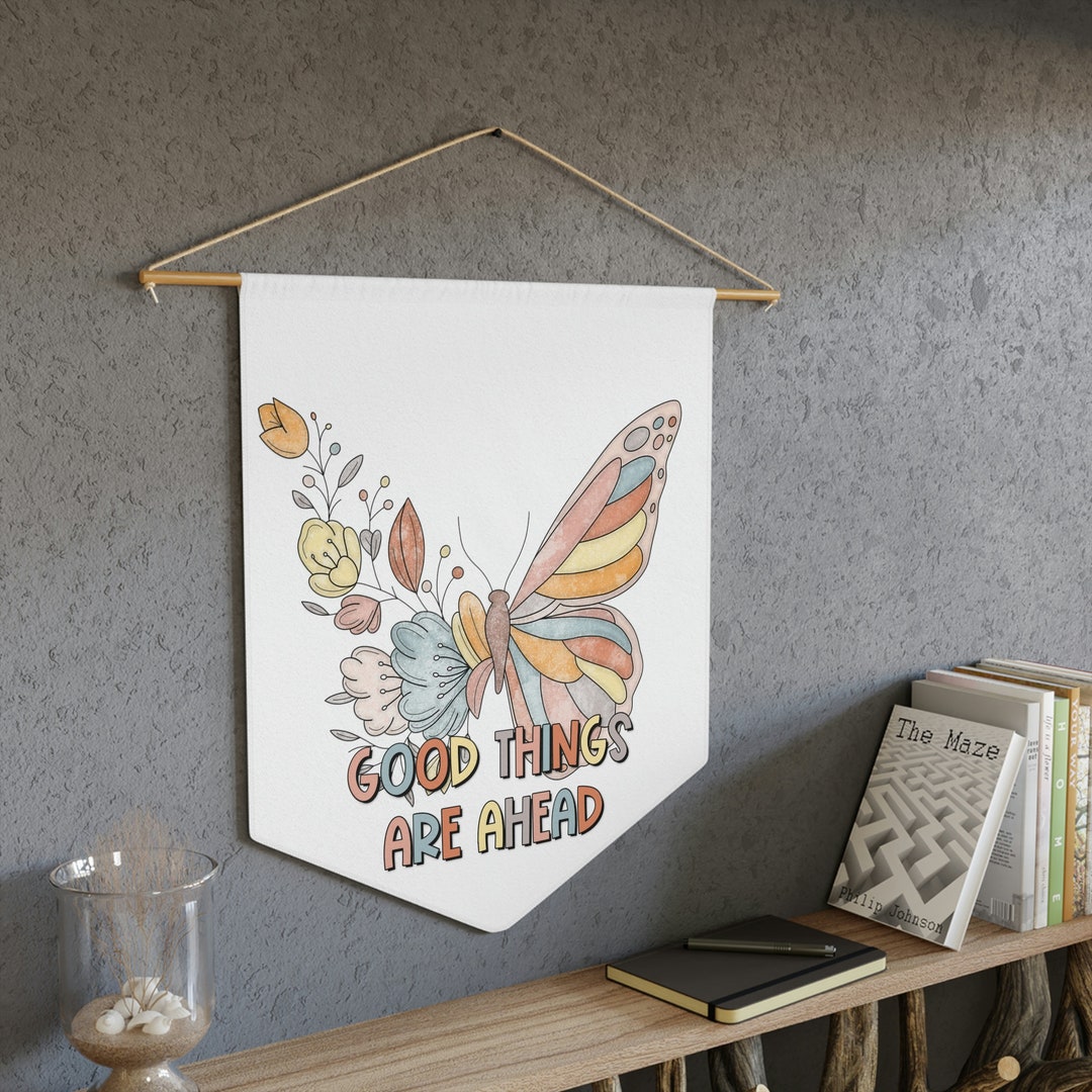 Motivational Tapestry, Affirmation Banner, Butterfly Tapestry ...