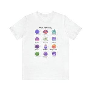 Immune System Cells Shirt, Immunologist Shirt, Immunology, Microbiology ...