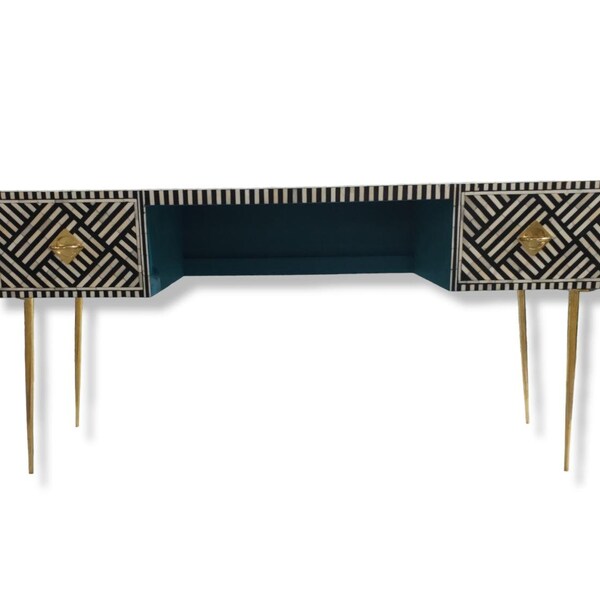 Bone Inlay Desk - Etsy