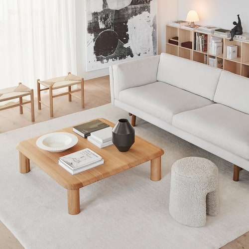 Capsule Lena Coffee Table Solid Wood - Etsy