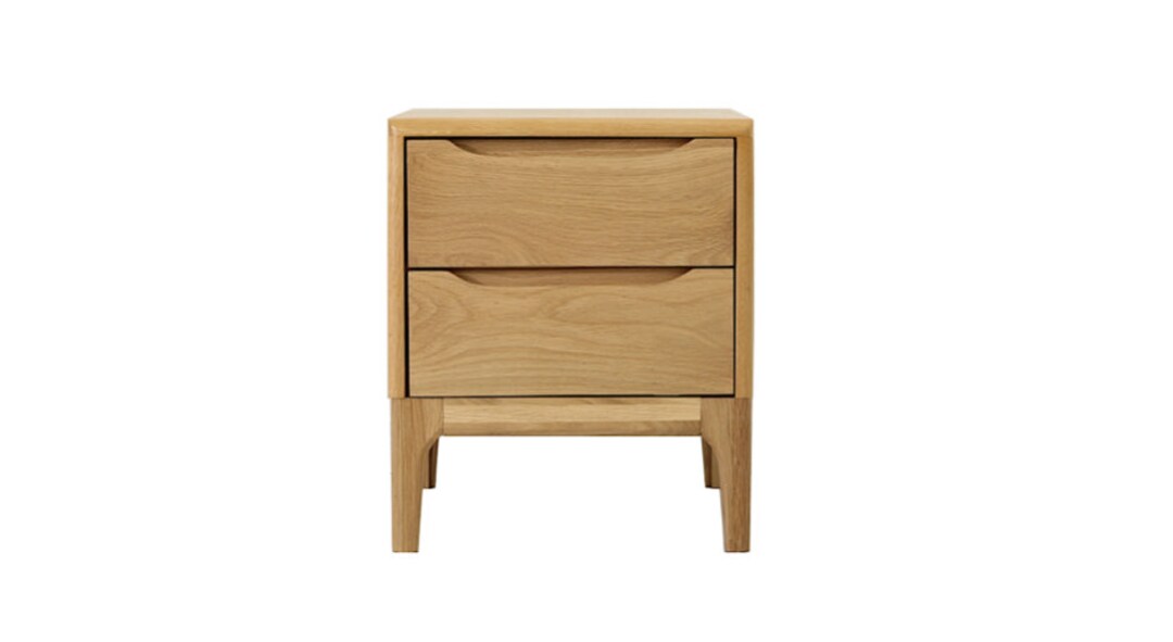 Nightstand White Oak Wood - Etsy