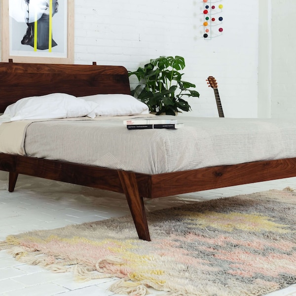 Walnut Bed - Etsy