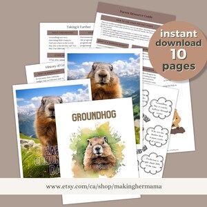 Groundhog Day Mini Learning Unit | Unit Study | Homeschooling | Morning ...