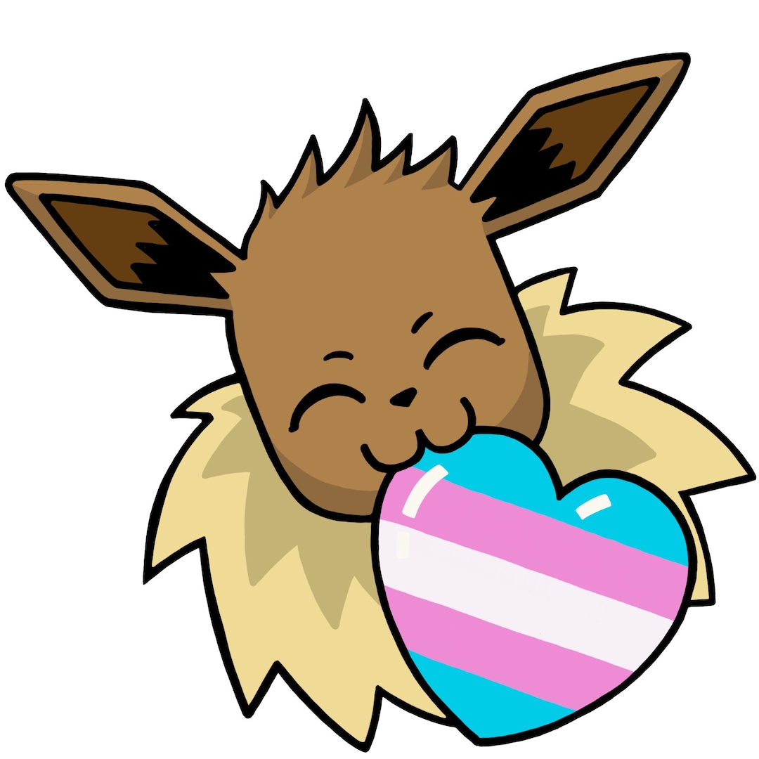 Eevee Trans Pride Herz Emote - Etsy Österreich
