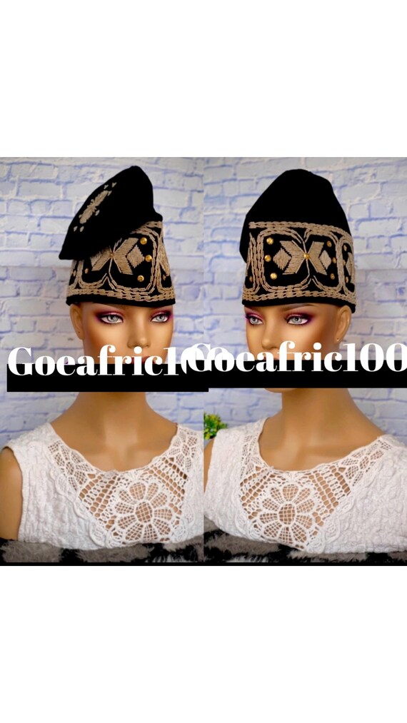 African Embroidered Mens Cap/african Hat/nigerian - Etsy