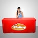 Custom Logo Table Cover, Personalized Fitted Table Covers Back With ...