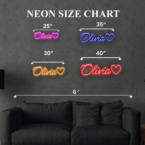 Custom Name Neon Sign | Neon Sign | Room Decor | LED Neon Light| Neon ...