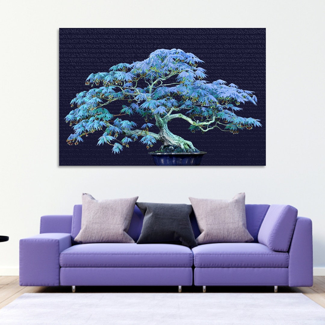 Bonsai Wall Art Decor, Bonsai Tree Canvas Art Print Wall Art Abstract ...