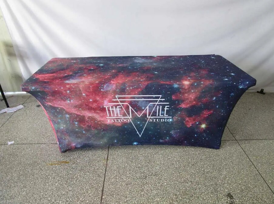 Customised Stretch Fit Table Cover Business Event Logo - Etsy