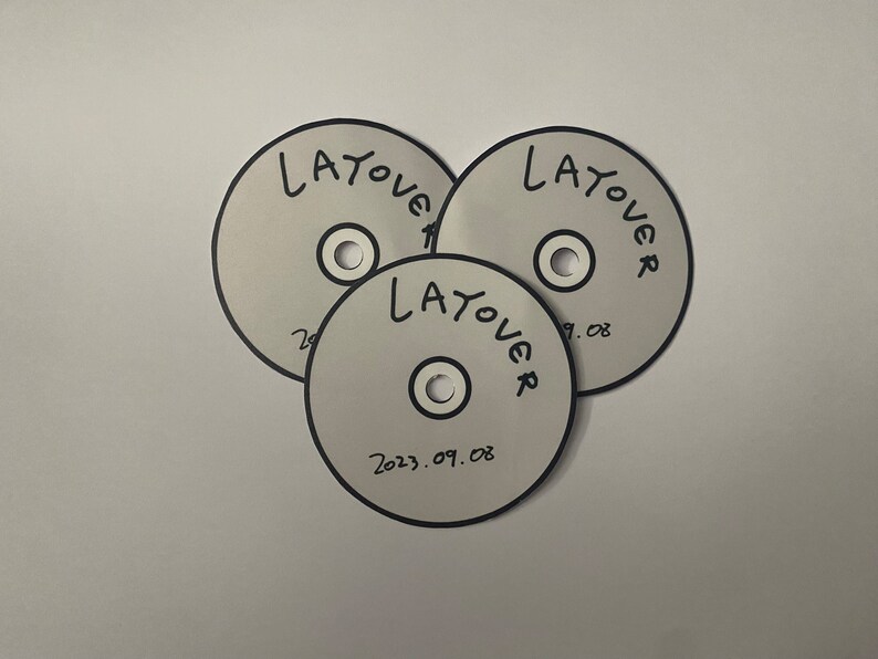 BTS V layover White Die Cut Sticker - Etsy