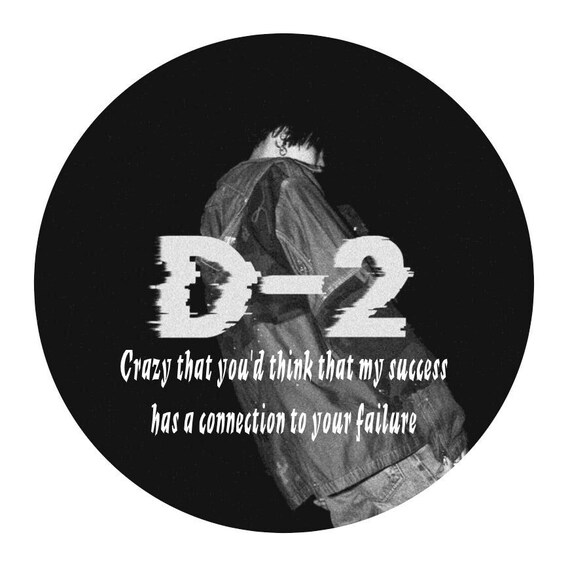 Agust D d2 Die Cut Premium Vinyl Sticker | Etsy
