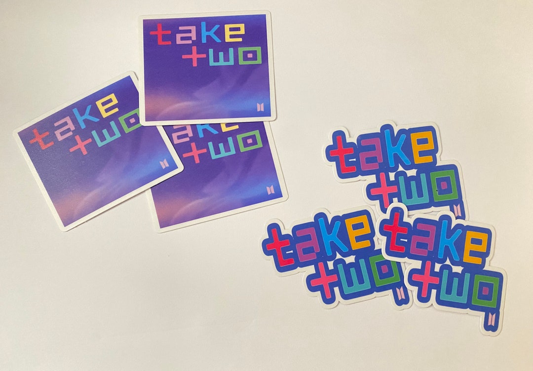BTS take Two Clear Matte Die Cut Sticker - Etsy