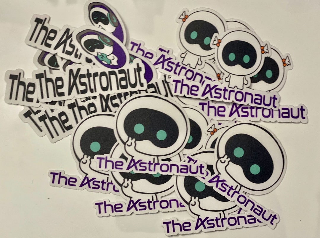 BTS JIN "the Astronaut Wootteo" White Clear Matte Die Cut Sticker - Etsy