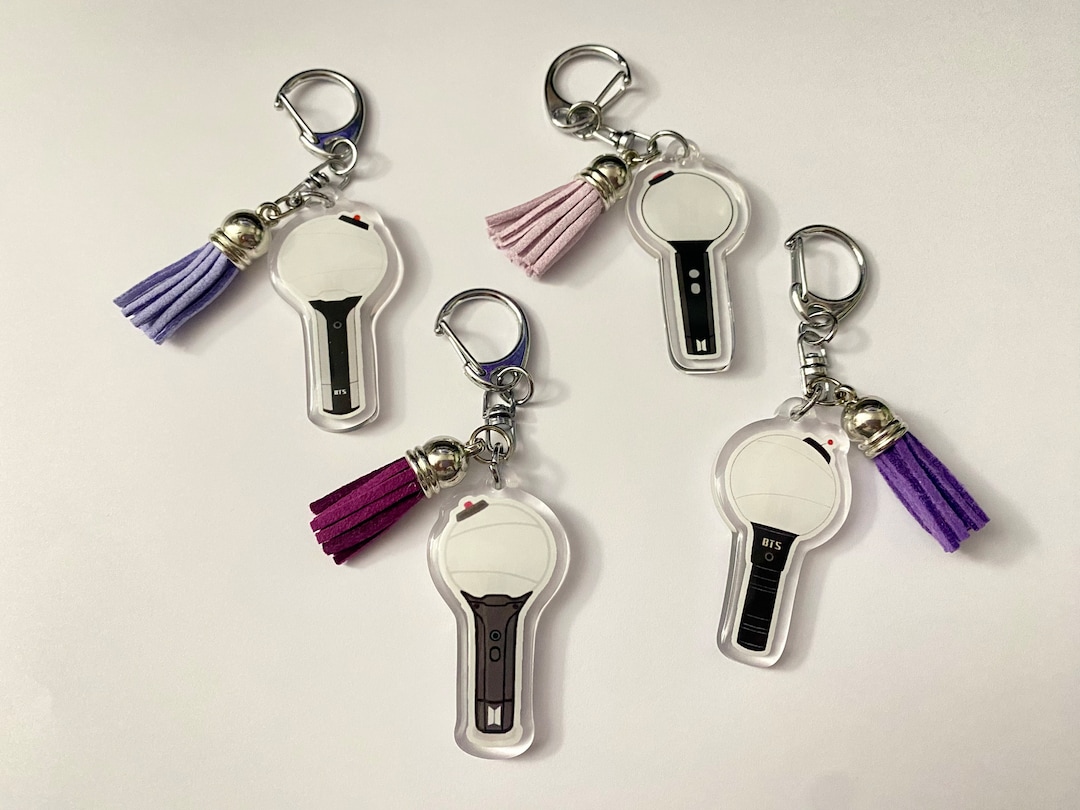 BTS "army Bomb" Keychains Version 1 - 4 (double Sided Printed) - Etsy