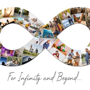 25-75 Pictures Custom Infinity Shape Photo Collage DIGITAL ONLY ...