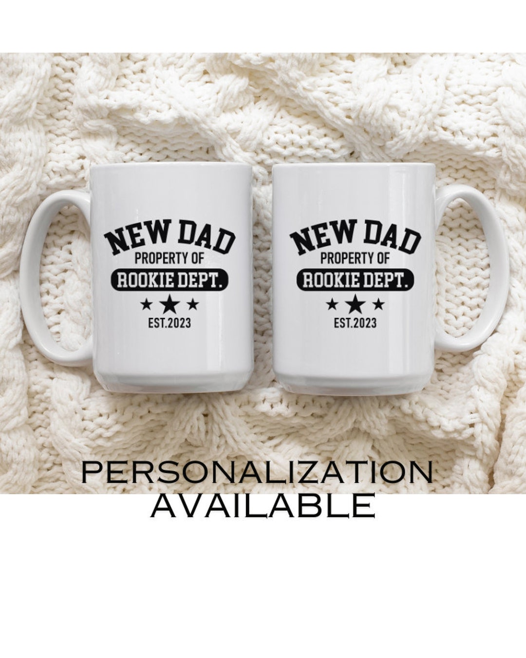 Personalized Mug New Dad Mug New Dad Gift 2023 Christmas - Etsy