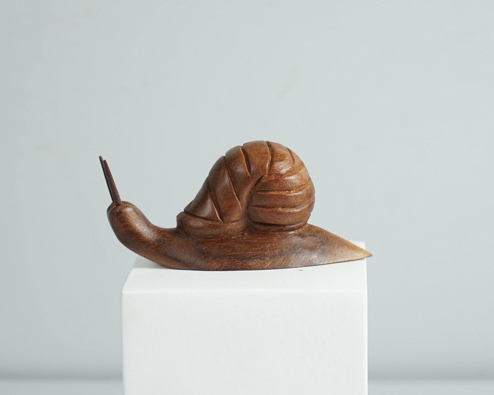 Wooden Snail Figurine Animal Statue Wood Carving Nature - Etsy