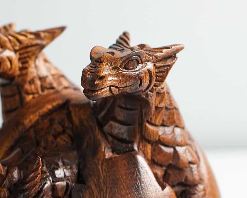 Triplets Baby Dragon Sculpture Newborn Unique Egg Mystical - Etsy