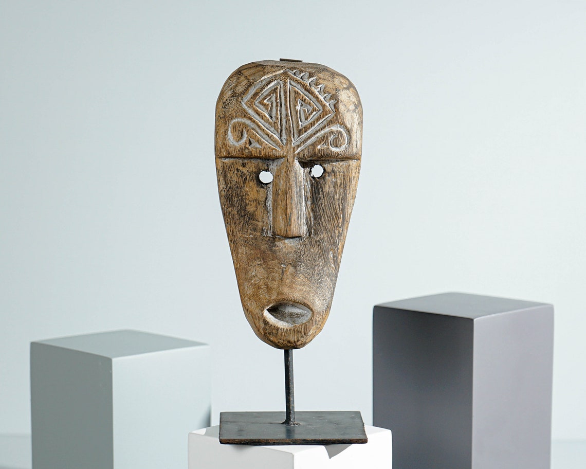 Timor Tribal Mask Wall Art Antique Primitive Hanging | Etsy