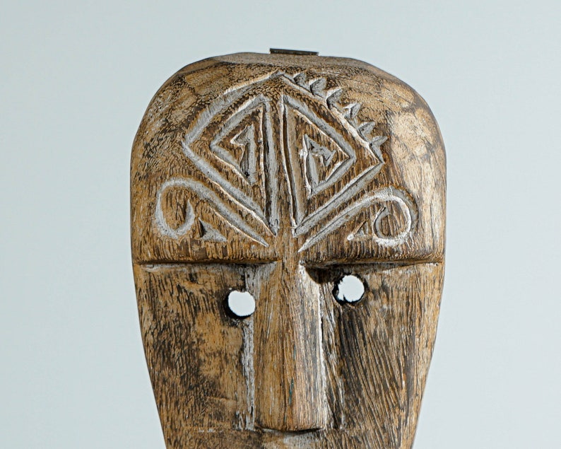 Timor Tribal Mask Wall Art Antique Primitive Hanging - Etsy