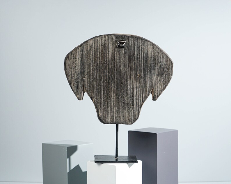 Dog Face of Timor Wall Art Dog on Stand Wood Carving Animal - Etsy