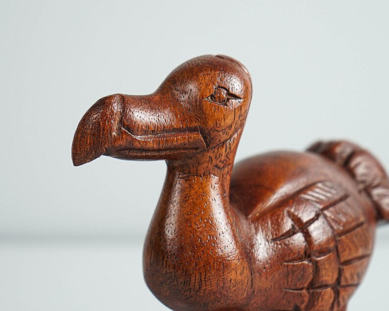Wooden Dodo Bird Statue Dodo Bird Figurine Animal Sculpture - Etsy