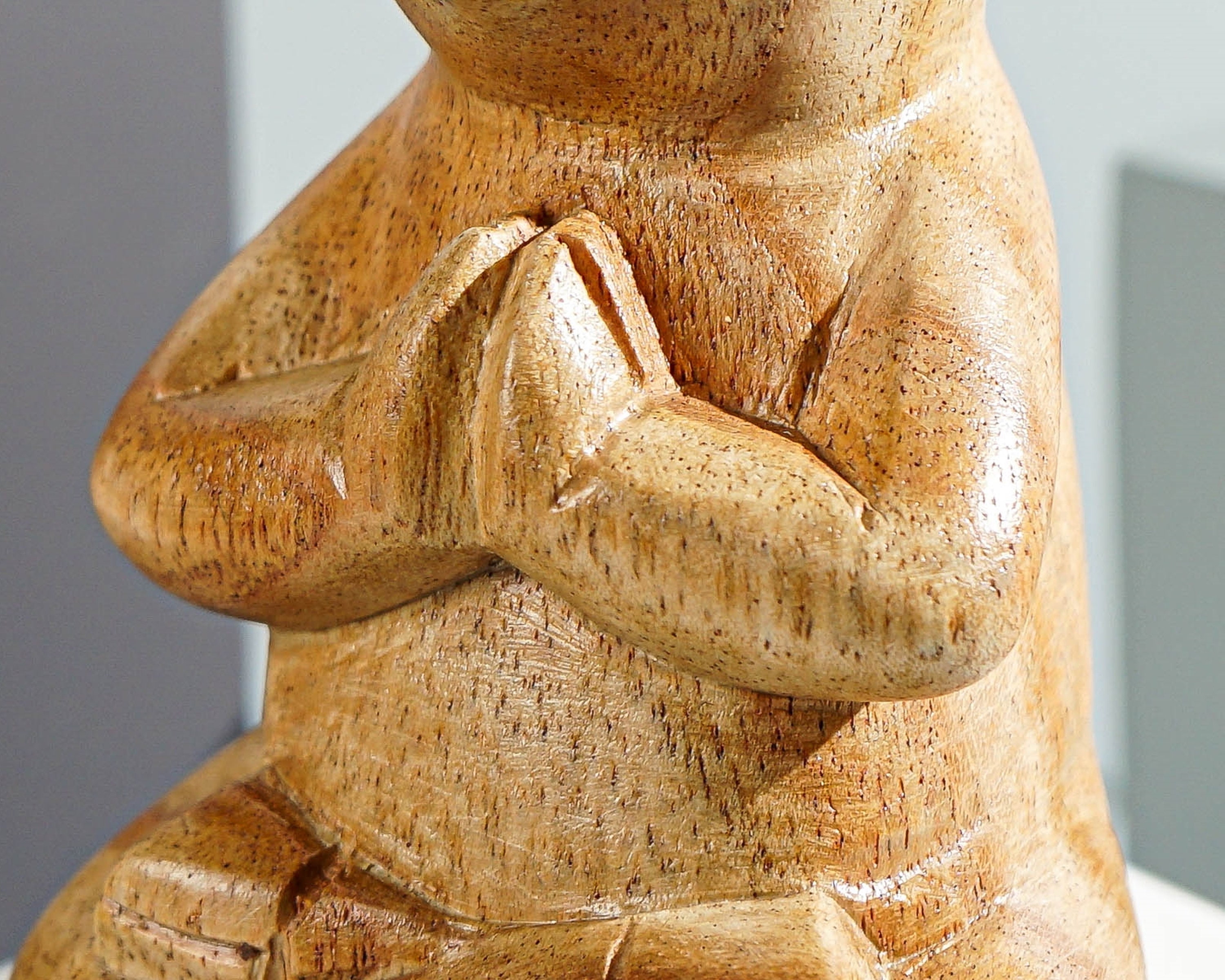 Meditating Pig Sculpture Animal Figurine Yoga Parasite Wood - Etsy