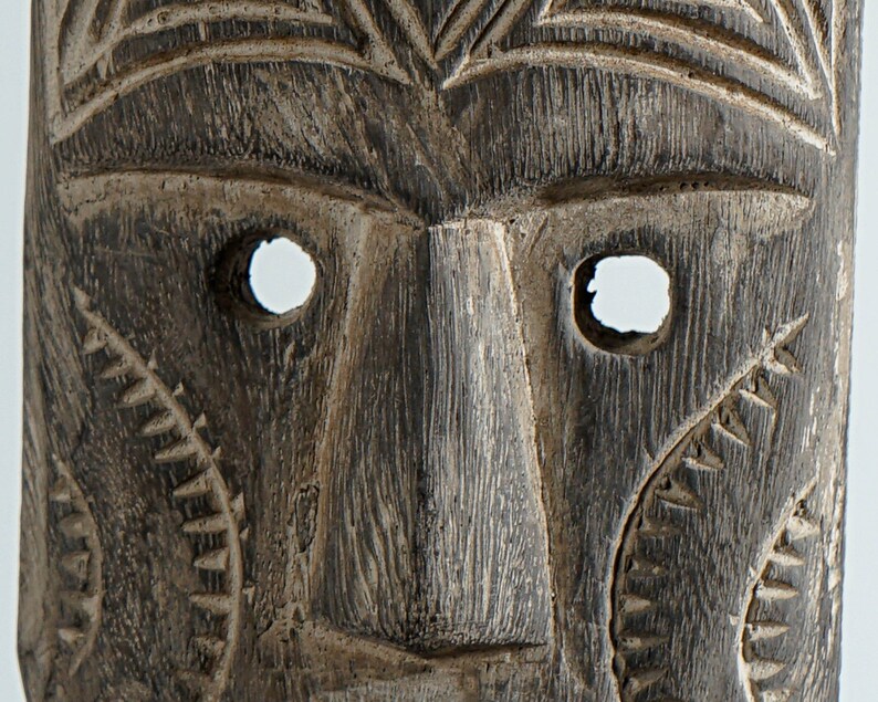 Timor Tribal Mask, Wall Decor, Antique Figurine, Primitive, Statue ...