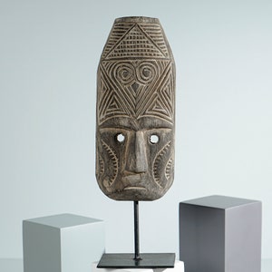 Timor Tribal Mask, Wall Decor, Antique Figurine, Primitive, Statue ...